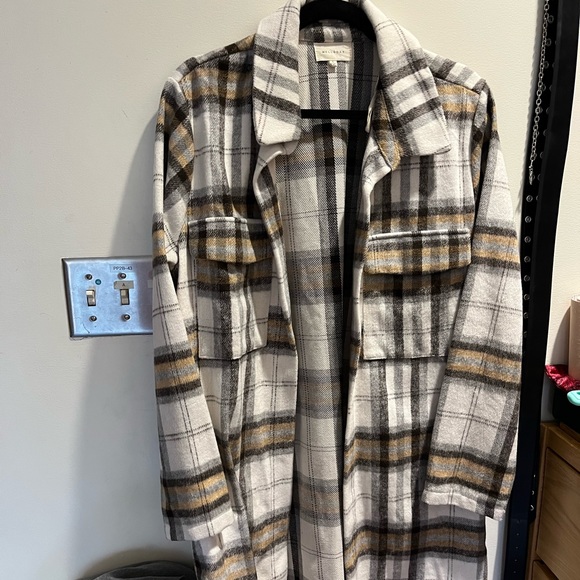 MELLODAY | Jackets & Coats | Flannel Shacket | Poshmark